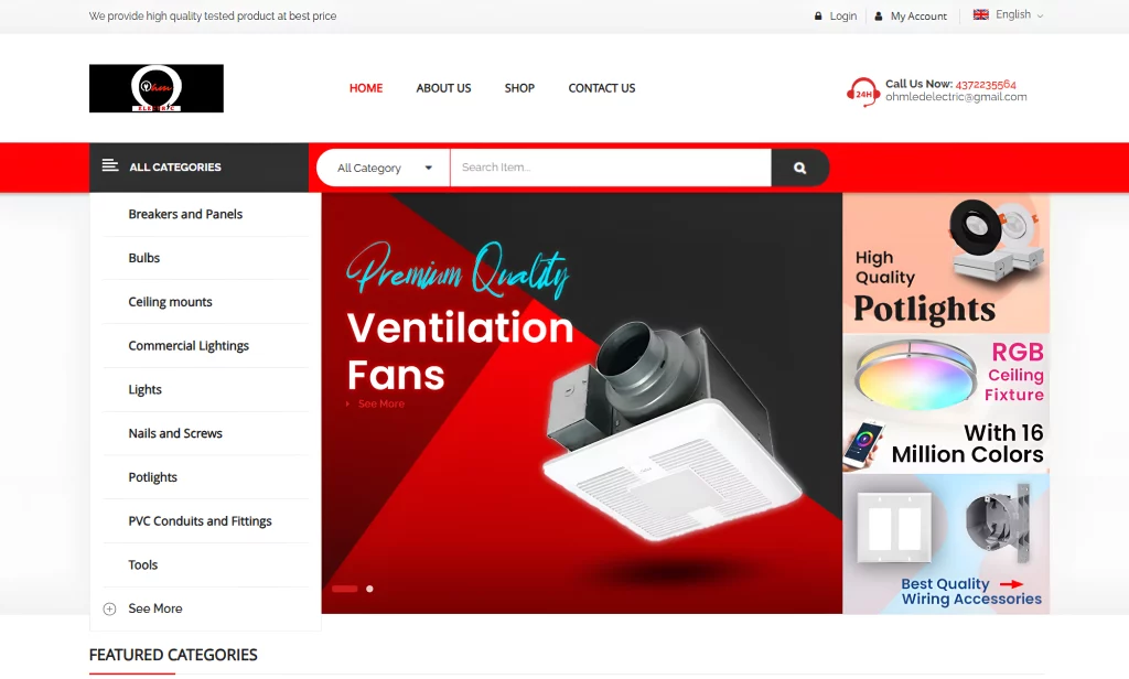 Ohm Led Electric Case Study - Link Lumin