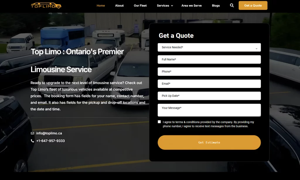 Top Limo Case Study - Canada - Link Lumin